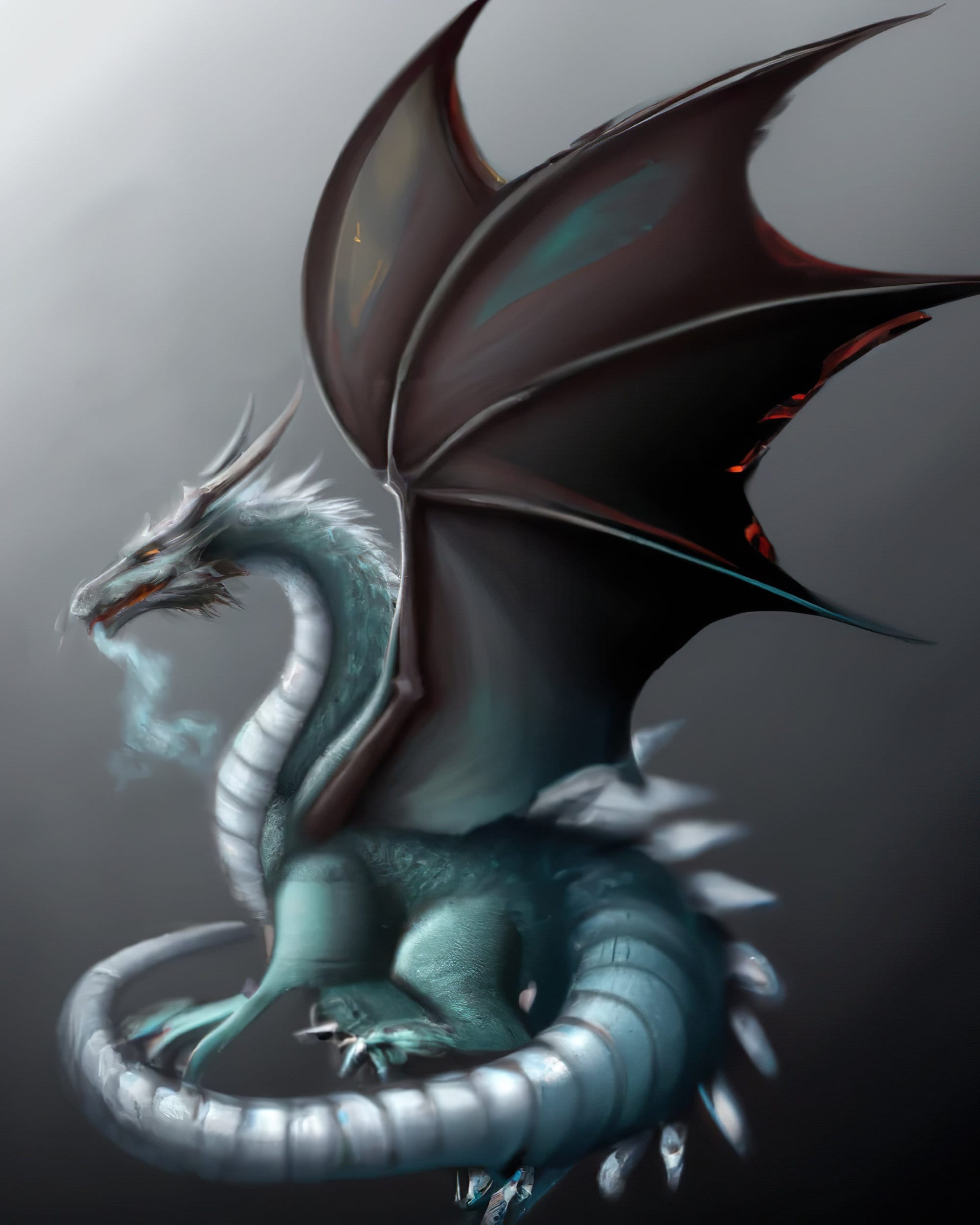Mystical Dragon, Mythical Dragon, Enchanting Dragon, Fantasy Dragon ...