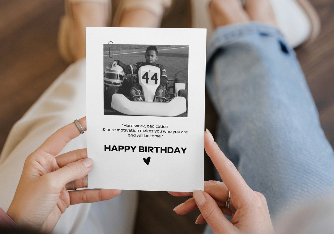 Lewis Hamilton F1 Mercedes AMG F1 Team Birthday Card - Digital Formula ...