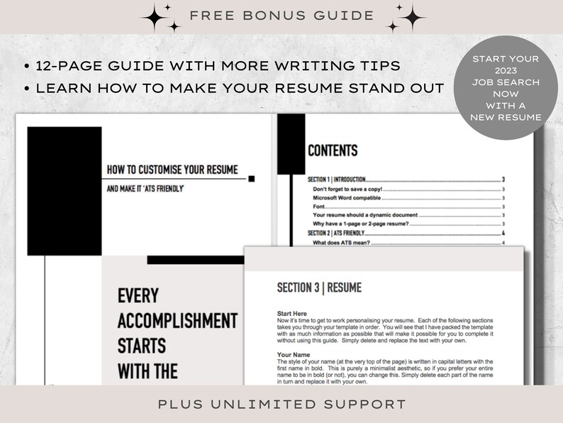 ATS Friendly Resume Template for Word ATS Compatible Resume Template ...