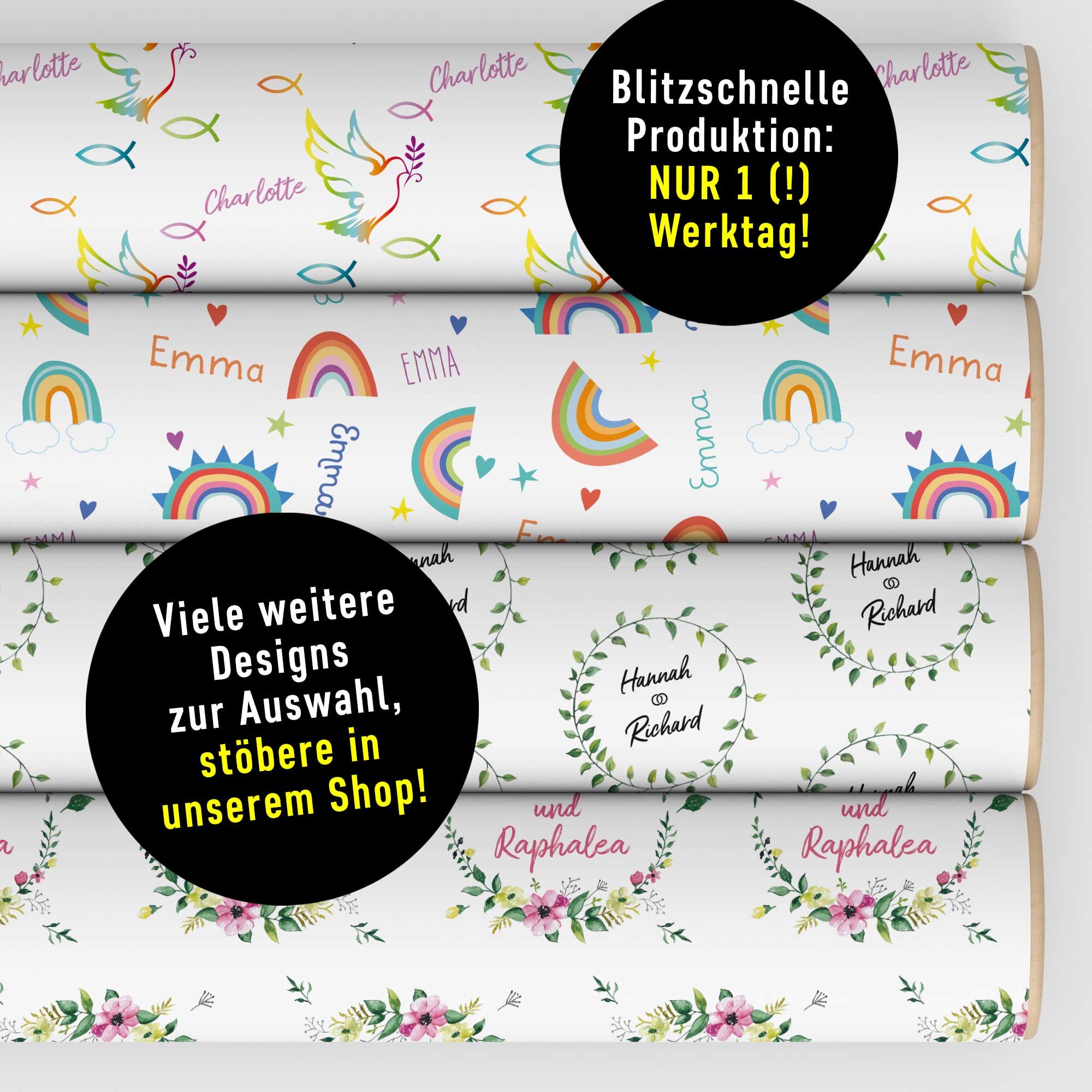 Perfect Gift Individual Wrapping Paper From XS to XXL GIANT ARCH up to ...