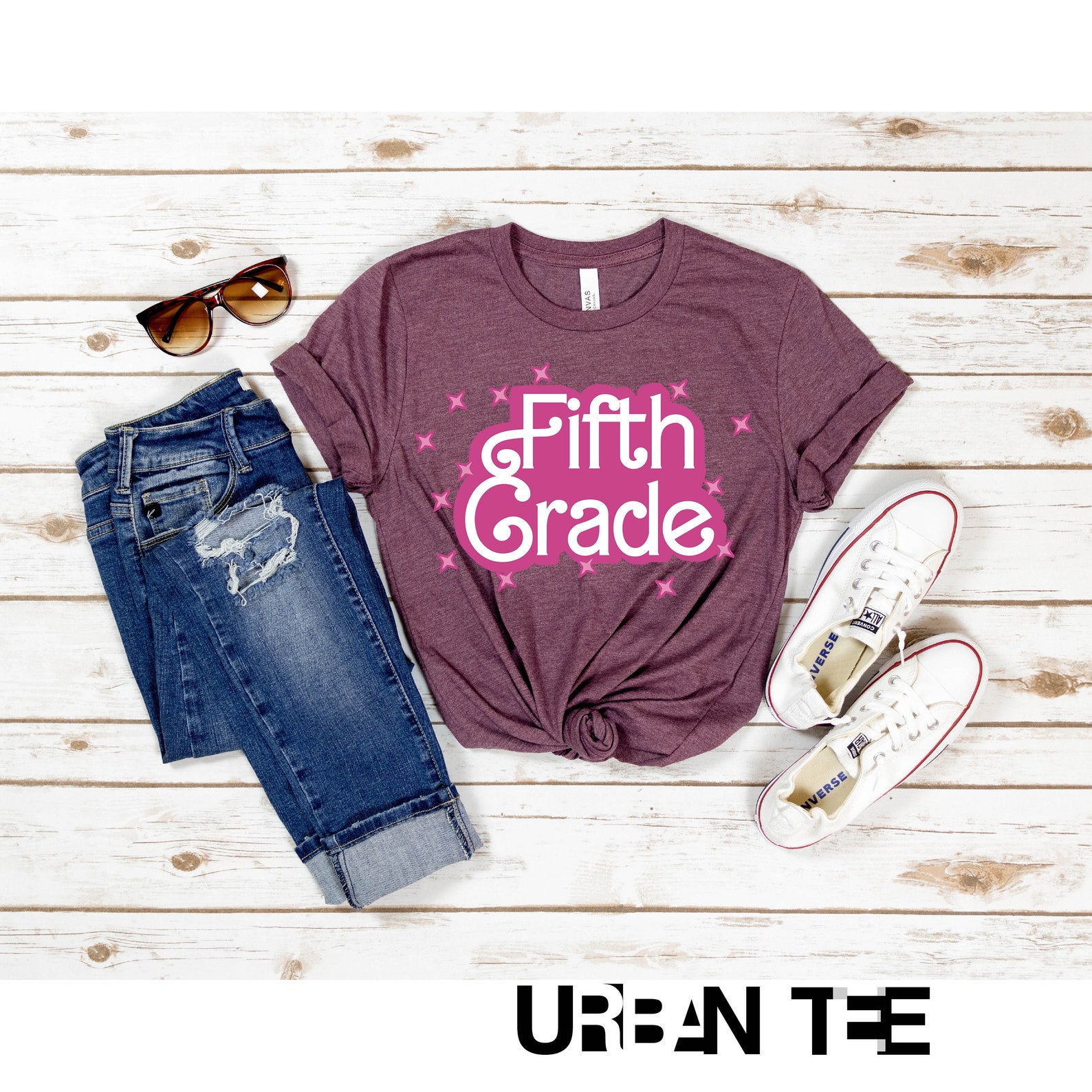Fifth Grade First Day of School Shirt for Girls,5th Grade Barbie Shirt ...