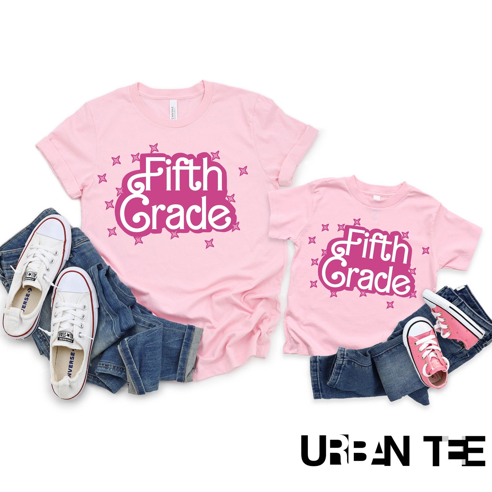 Fifth Grade First Day of School Shirt for Girls,5th Grade Barbie Shirt ...