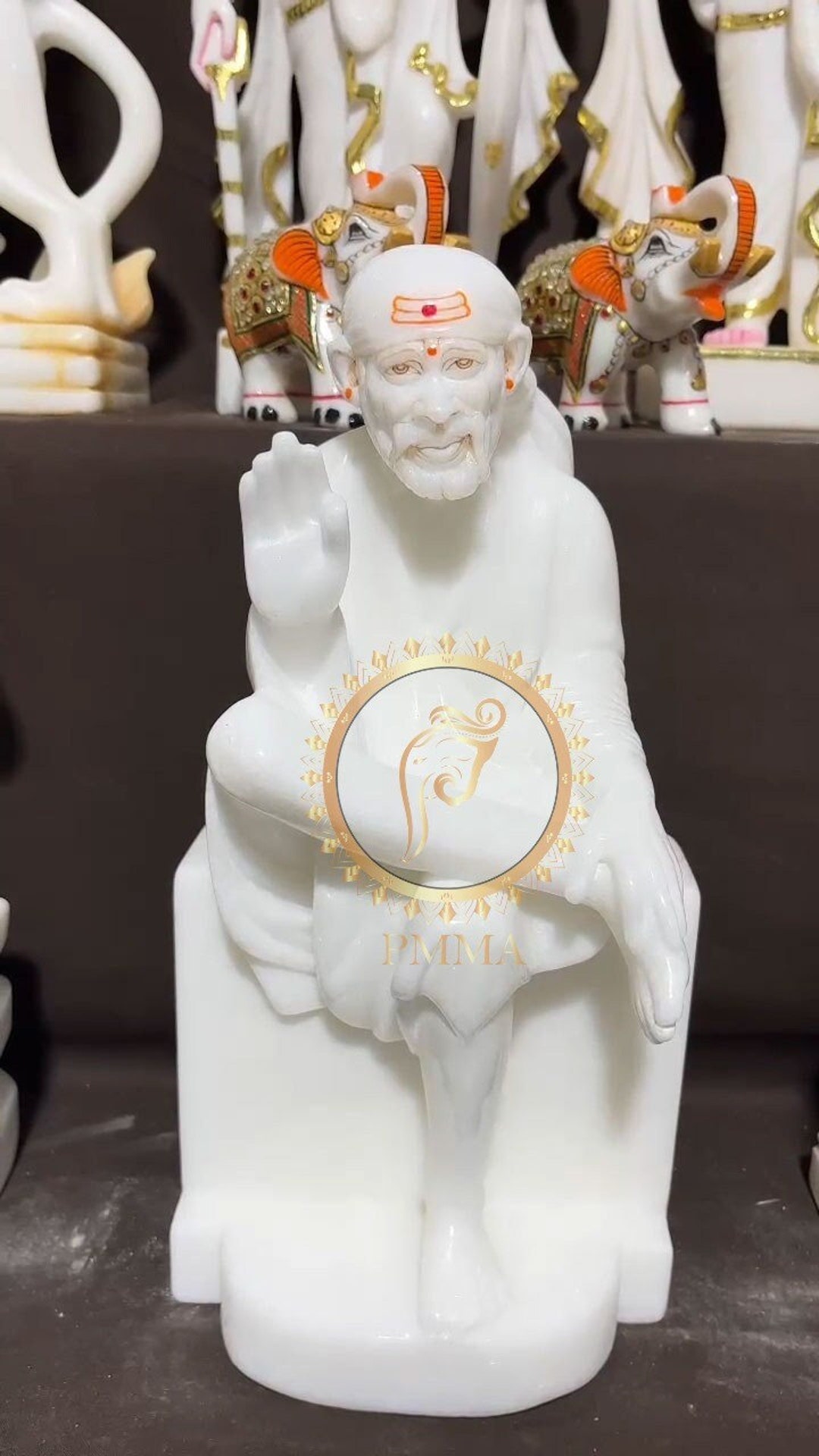 Sai Baba Statue Sai Baba Idol Sai Baba Figurine Sathya - Etsy