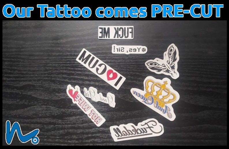 PRETTIEST BUTTHOLE, Hot Sexy Naughty Tattoo in Black. - Etsy