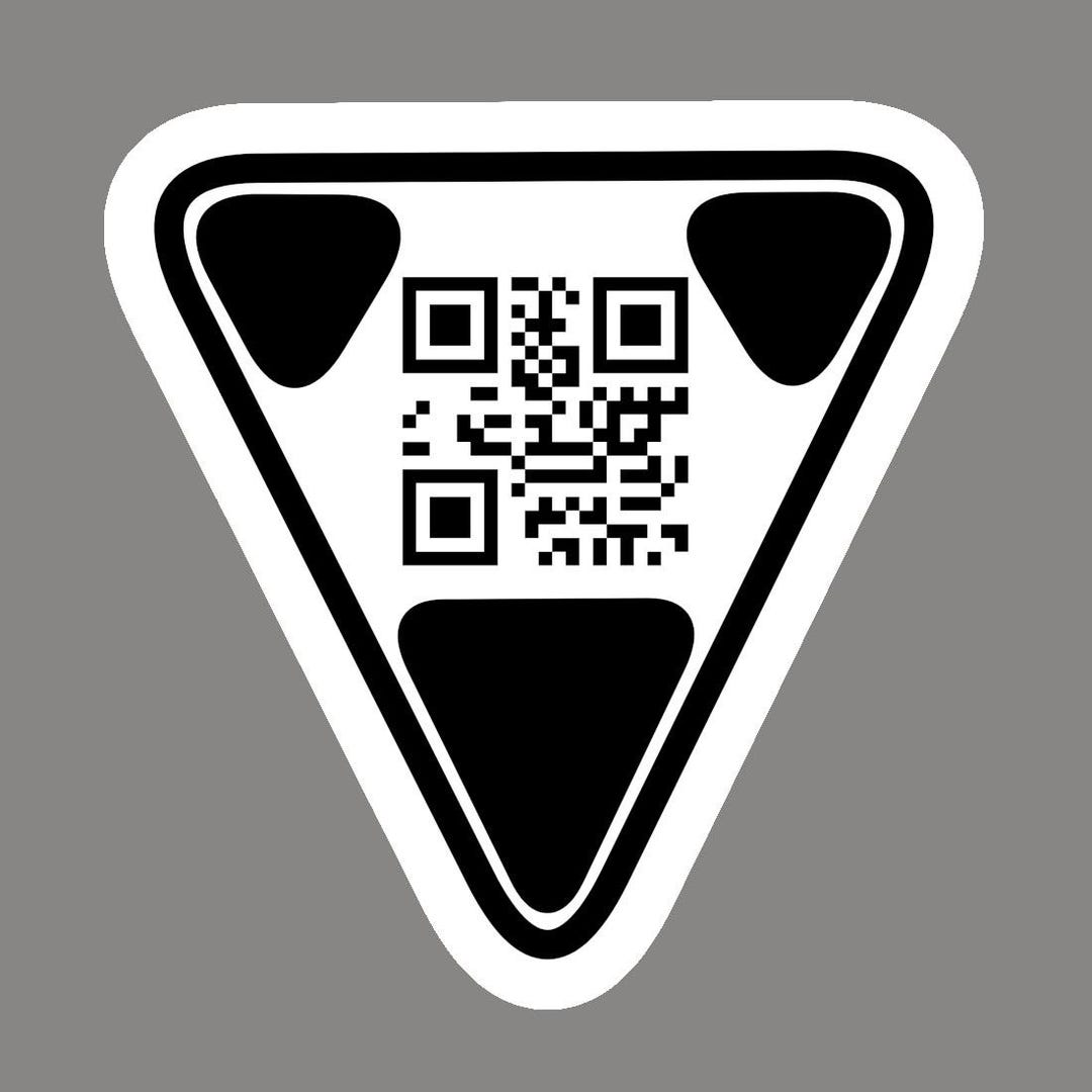 Triangle QR Code F*** ME Temporary Tattoo - Pubic Erotic Kinky ...