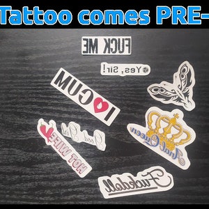 HOT COFFEE CUP Funny Temporary Tattoo in Black. Enjoy a Cup of - Etsy