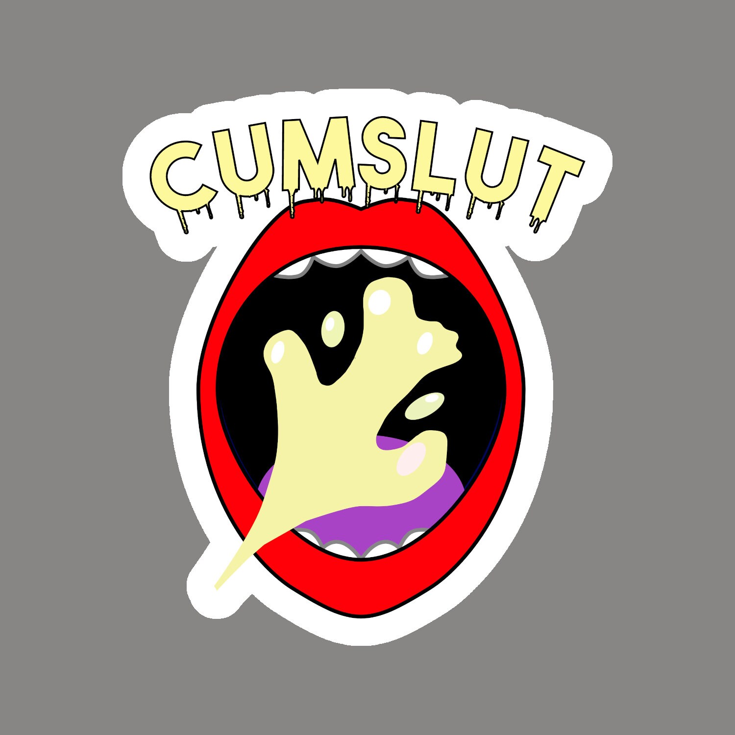 CUMSLUT Hot Sexy Kinky Temporary Tattoo in Color. Do You Like to Taste Your Partner - Etsy UK