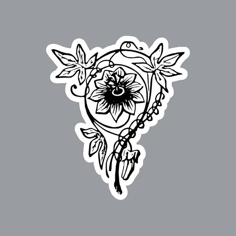 Pubic Sexy Flower With Leaves Decoration Naughty Erotic Tattoo In Black Be Seductive Be Sexy