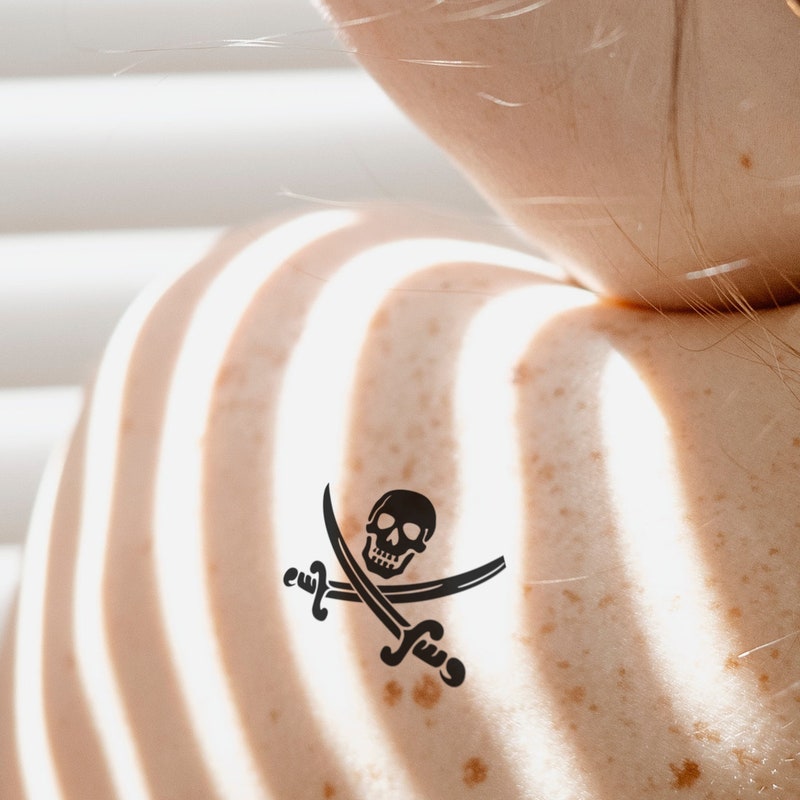 Pirate Tattoo - Etsy
