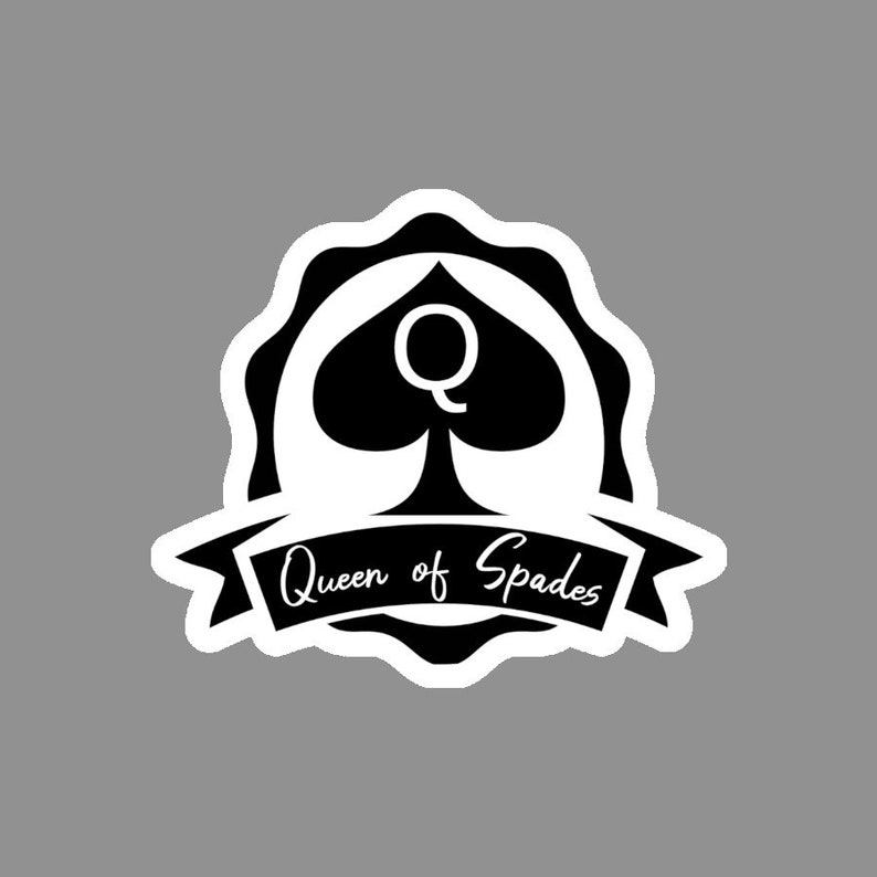 Queen of Spades Temporary Tattoo, Kinky Tease - Etsy