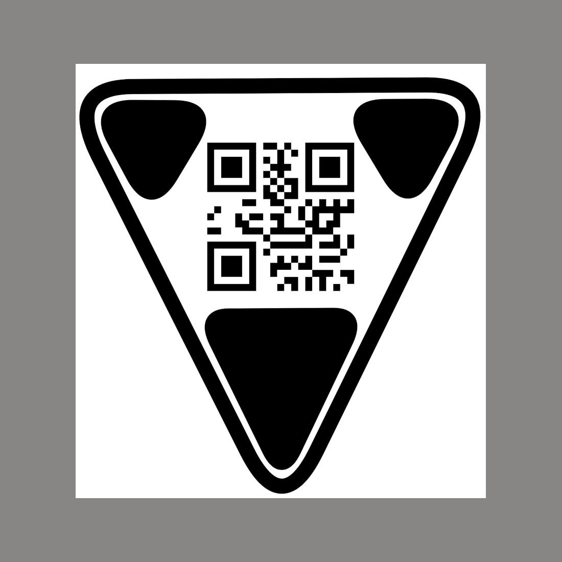 PUBIC Sexy TRIANGLE QR Code fuck Me Decoration Kinky Hot Erotic Tattoo ...