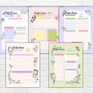 Printable Self-care Planner,self-love Journal,self-care Rituals,mental ...