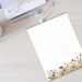 Meadow Unlined Lined Printable Stationery-field Blooms Writing Paper ...