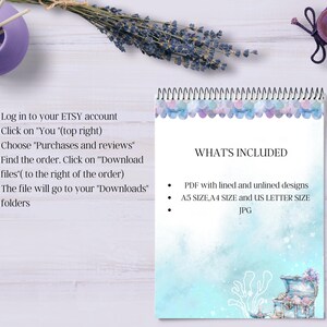 Undersea Treasures Printable Stationery-writing Paper Unlined Lined A5 ...