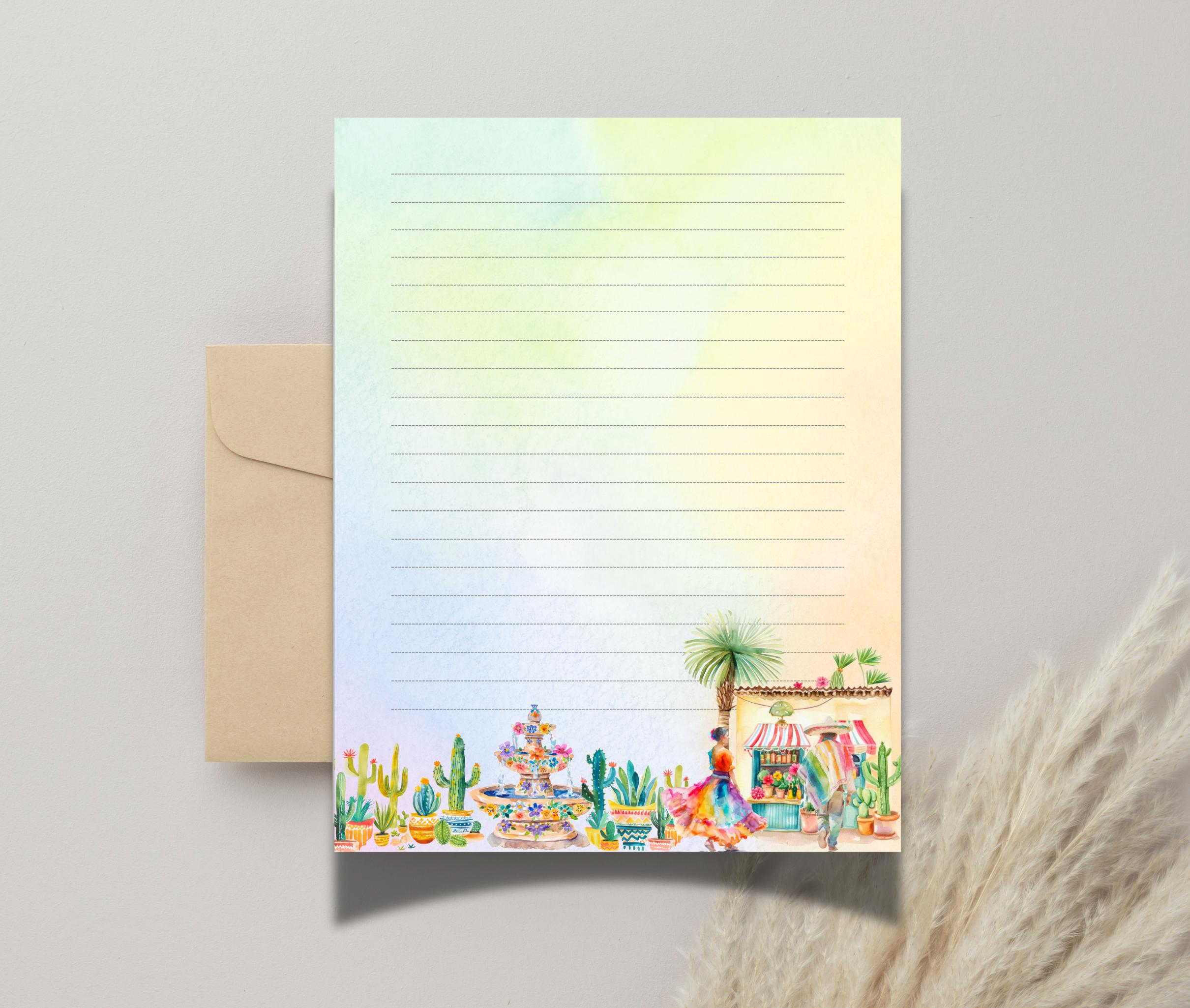 Printable Mexican Stationery