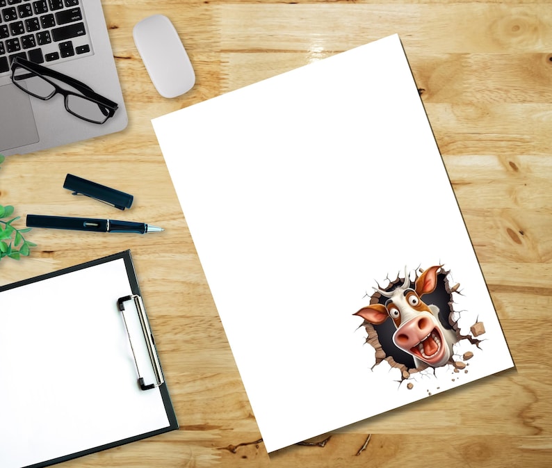 Download Funny Stationary,printable Cute Stationary,digital Letter,pen ...