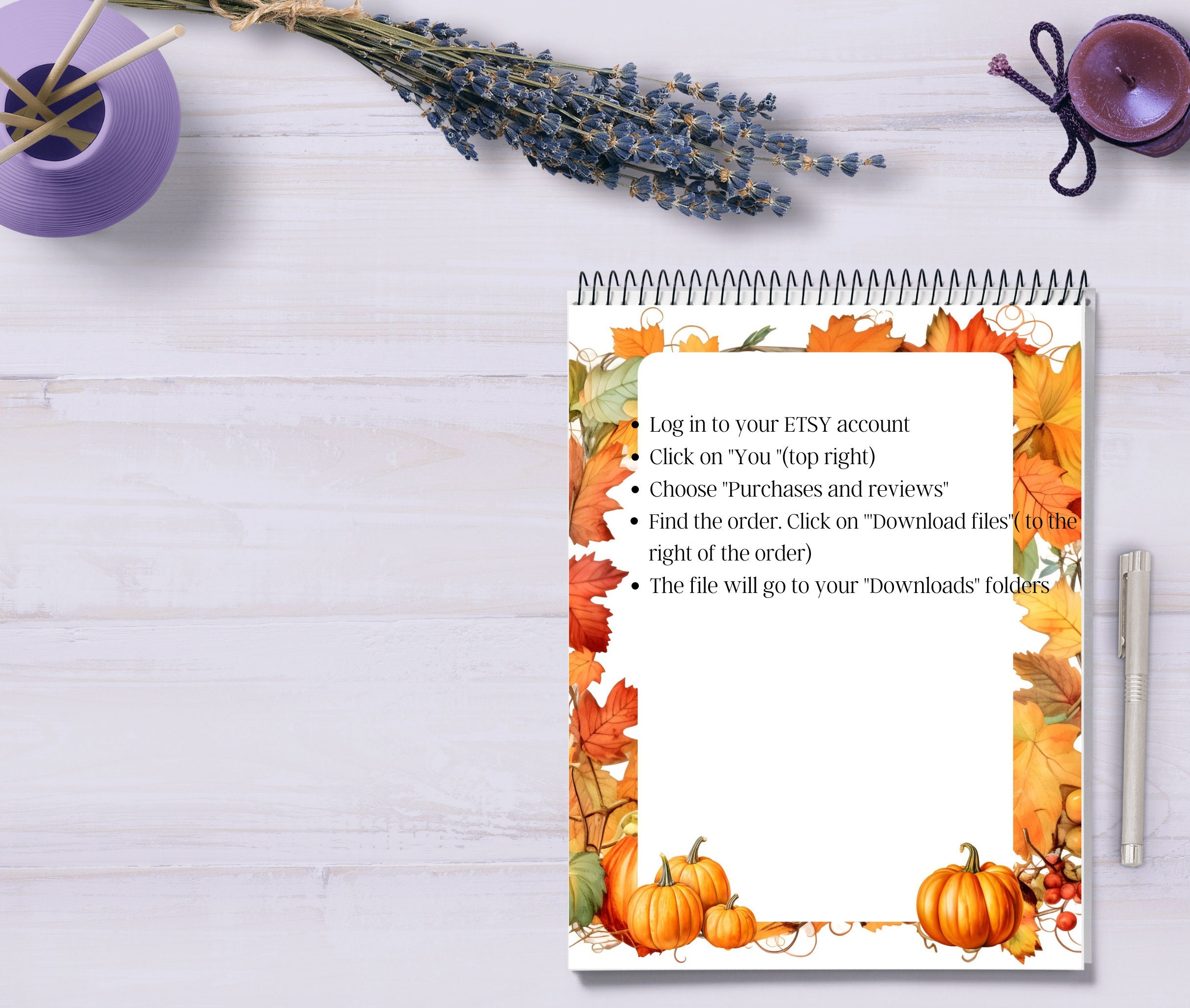 Fall Pumpkins Printable Stationery,autumn Printable Stationery ...