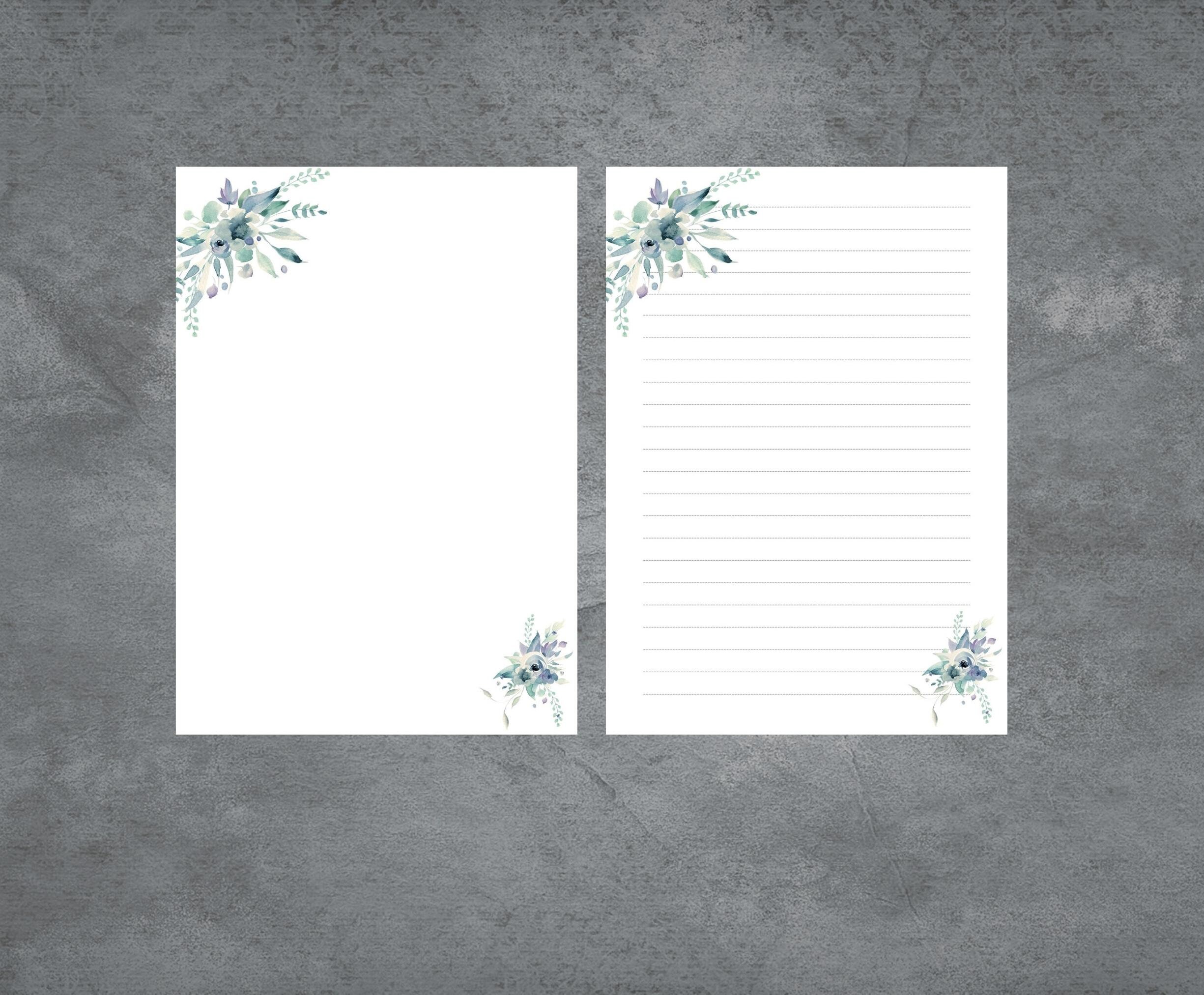 Printable Writing Paper,letter Writing Bundle,digital Download ...