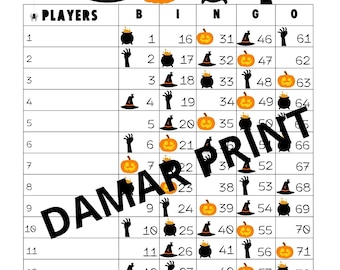 Devils Bingo Boards Printable-bingo Boards 1-15 Lines - Bingo-straight ...