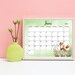 June 2024 Editable Calendar-printable Summer Monthly Planner-fox Kids ...
