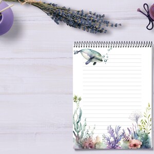 Marine Printable Stationery-whale Stationery-ocean Writing Set ...