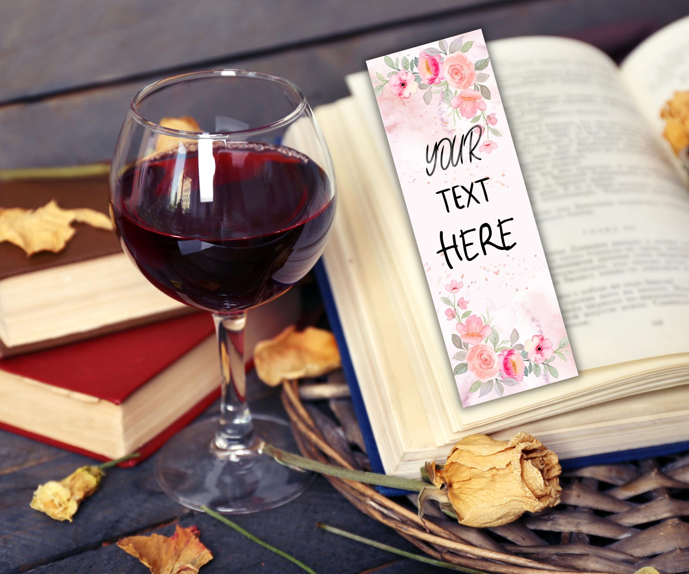 Personalized Bookmarks-editable in Canva Flower Bookmark Set-5 Editable ...