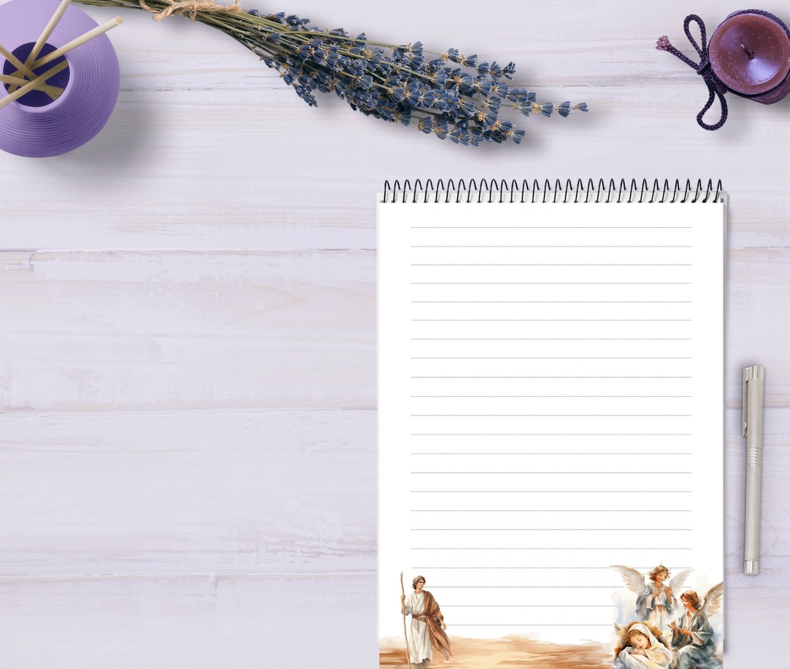 Christian Stationary-printable Christmas Stationery Digital Download ...