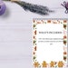 Christmas Gingerbread Printable Stationery-christmas Stationary Holiday ...