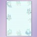Sea Turtle Printable Stationery-marine Writing Paper Unlined Lined A5 ...