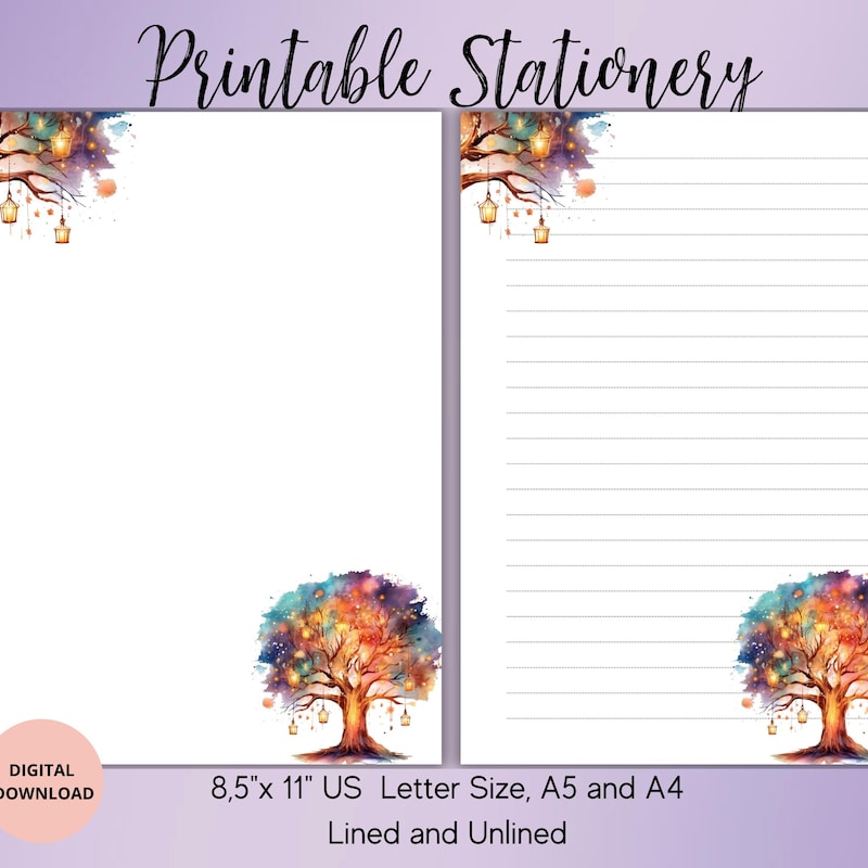 Writing Paper - Etsy