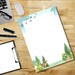 Woodland Animals Printable Stationery-forest Animal Writing Paper Lined ...