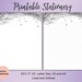 Spiderweb With Spider Printable Stationary-halloween Stationery-spider ...