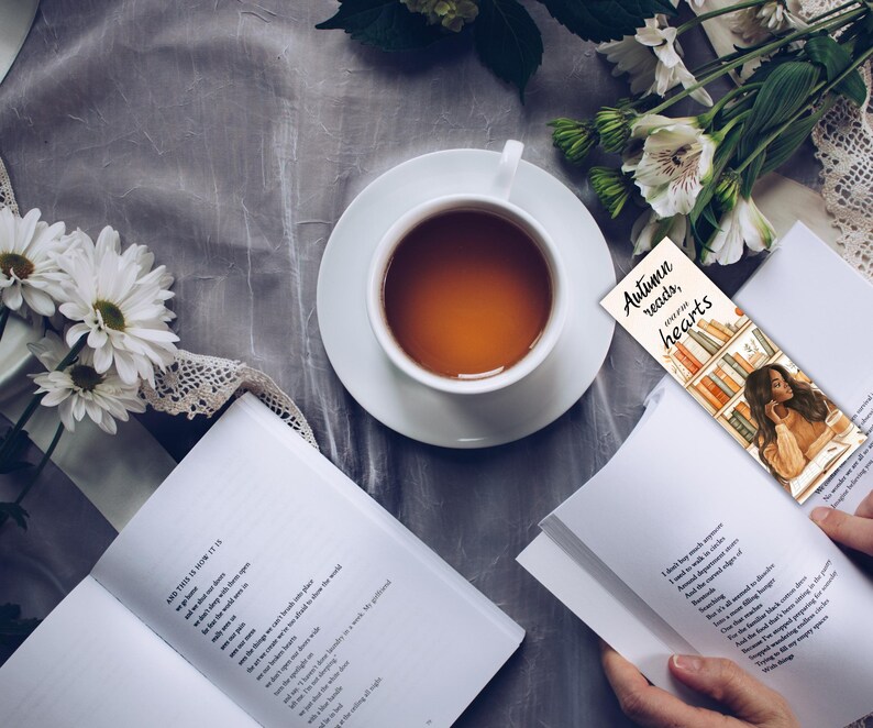 Autumn Reading Printable Bookmarks Bundle-fall Autumn Bookmark-cute ...