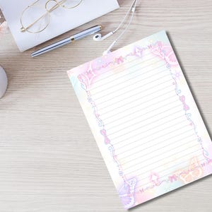 Watercolor Butterflies Printable Stationery-watercolor Printable ...