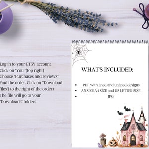 Halloween Letters-halloween Printable Stationery Set-cute Ghost Writing ...