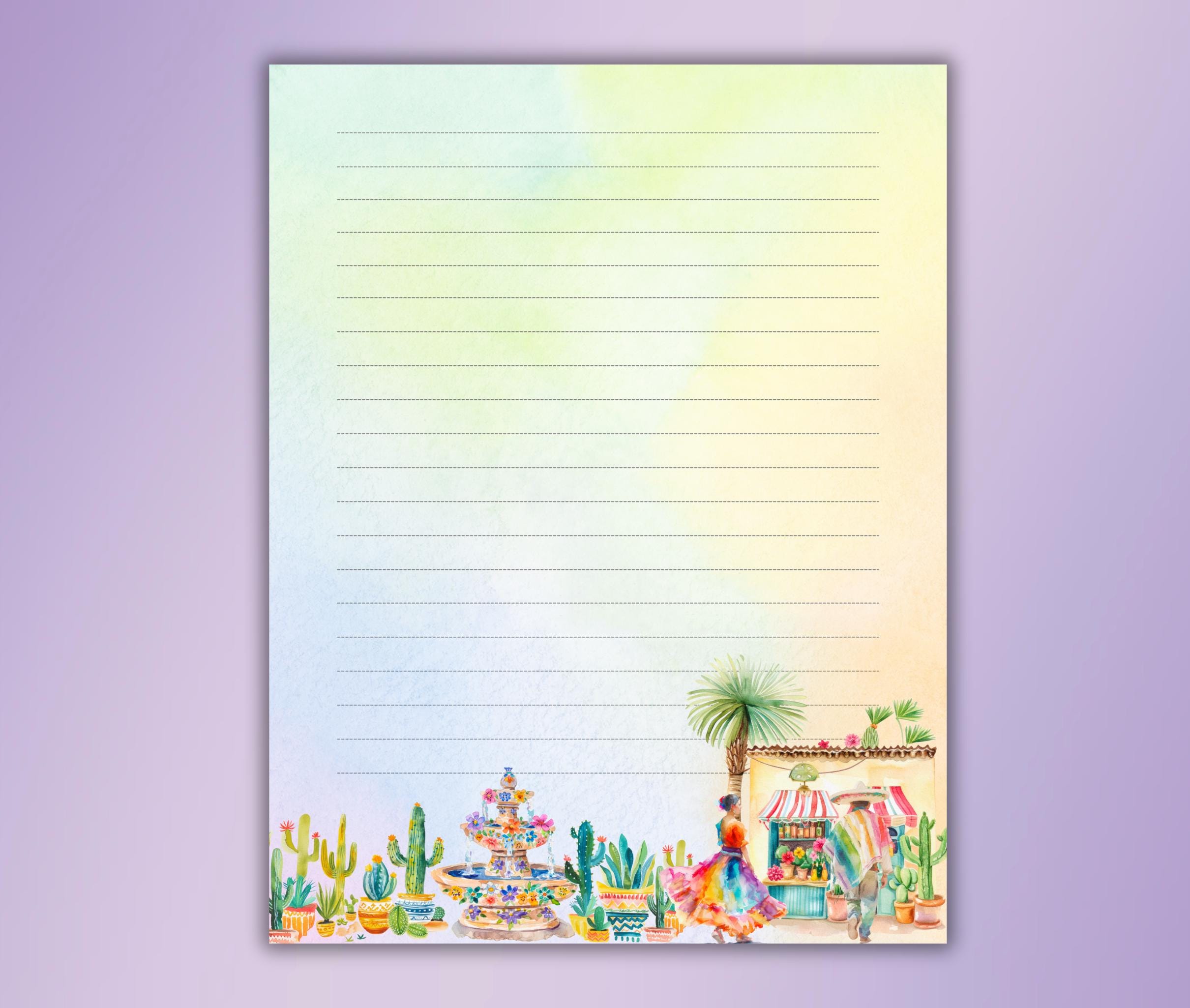 Printable Mexican Stationery