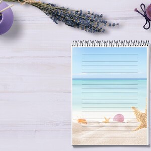 Beach Printable Stationery Digital Download,printable Writing Paper ...