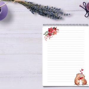 Capybara Lover Printable Stationery-adorable Capybara-animal Writing ...