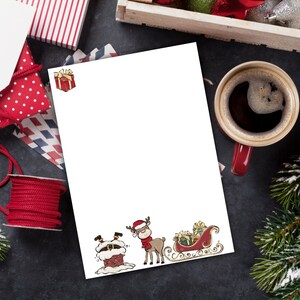 Printable Santa Claus Stationery/santa Claus Letter/christmas Writing ...