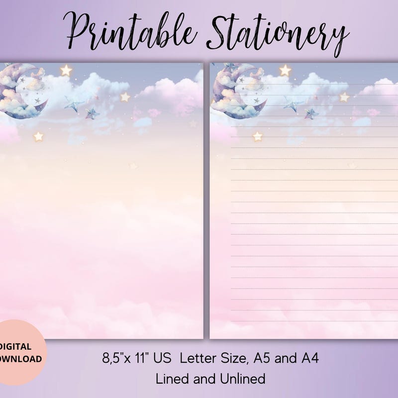 A5 Notepad Stars - Etsy UK