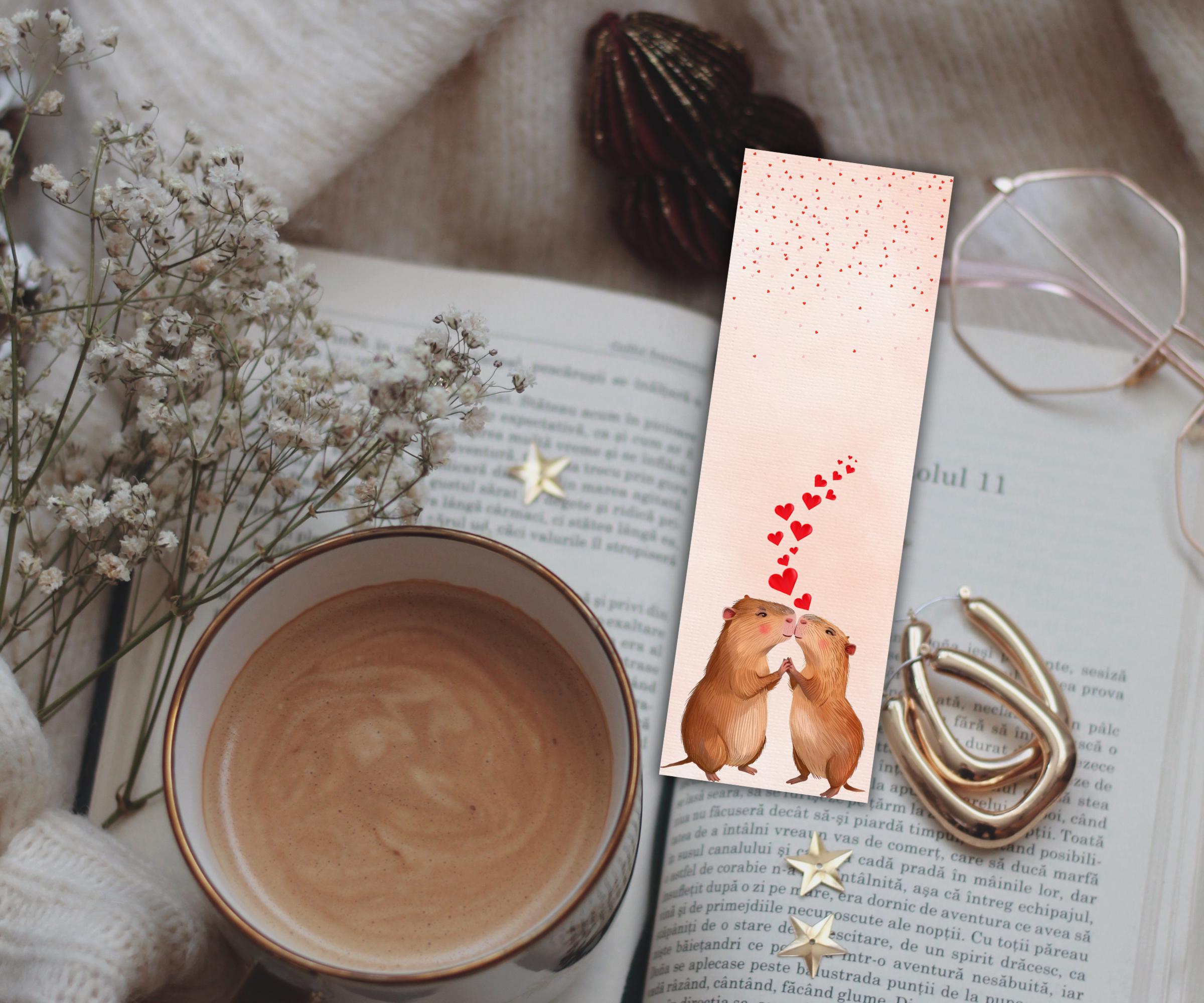 Capybara Printable Bookmark Bundle-animal Bookmark-cute Bookmarks-book ...