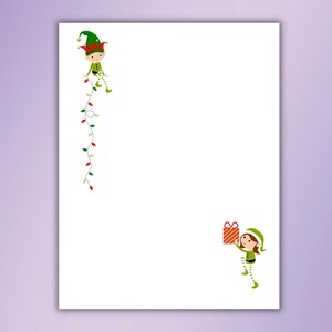 Christmas Gnome Printable Stationery,digital Download,christmas ...