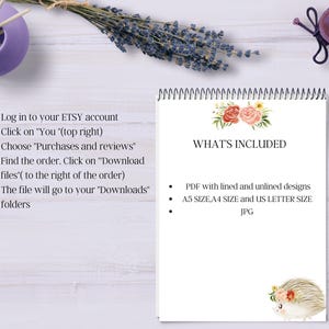 Hedgehog PRINTABLE Stationery, Printable Stationary, Printable Writing ...