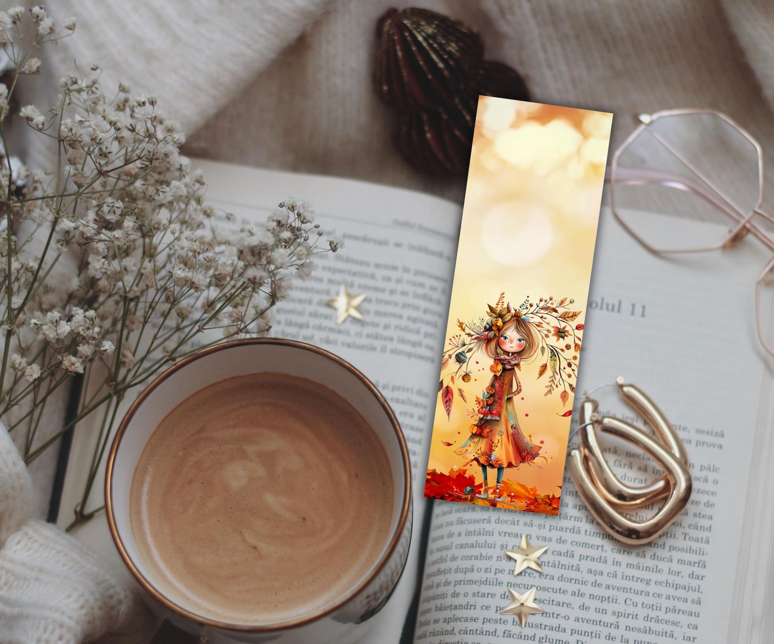 Autumn Reading Printable Bookmarks Bundle-fall Autumn Bookmark-cute ...