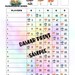 Mushrooms Bingo Boards 75 Ball-1-15 Line Bingo Board 1-75 Balls ...
