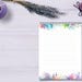 Watercolor Printable Stationery Set-watercolor Printable Writing Paper ...
