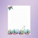 Turtle Sea Writing Set ,marine Printable Stationery,watercolor Writing ...