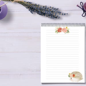 Hedgehog PRINTABLE Stationery, Printable Stationary, Printable Writing ...