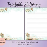 Prayers + Gratitude Notepad // Christian Stationary, Faith, Bible Study ...