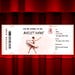 Personalized Ballet Surprise Ticket-ballet Ticket Editable Template ...